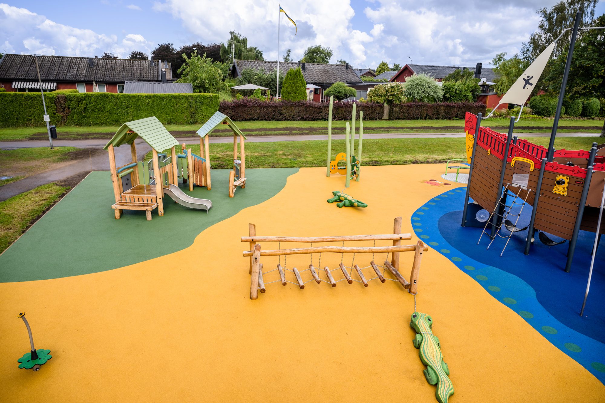 Nordic Rubber: Svalöv lekplats - Nordic Surface